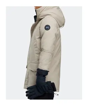 Canada Goose Hooded Logo-patch Coat