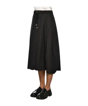 GRAN SASSO Drawstring Midi Skirt