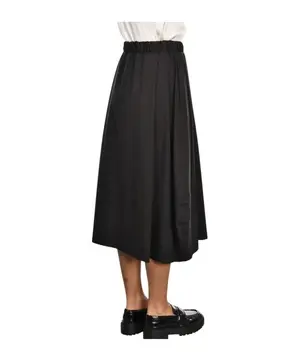GRAN SASSO Drawstring Midi Skirt