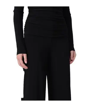 Norma Kamali V-neck Gathered Jumpsuit