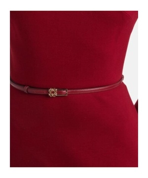 Elie Saab Belted Tie Midi Dress