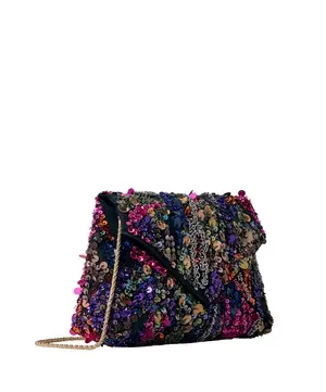 Dries Van Noten Sequinned Envelope Shoulder Bag