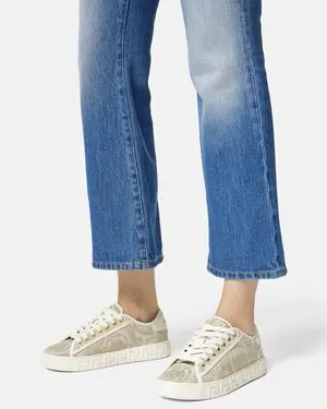 Versace Barocco Greca Lace-up Sneakers