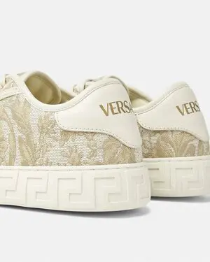 Versace Barocco Greca Lace-up Sneakers