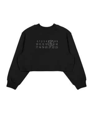 MAISON MARGIELA Long-sleeve Sweatshirt - Black