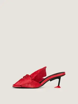 Givenchy Boudoir Bow Heeled Mules