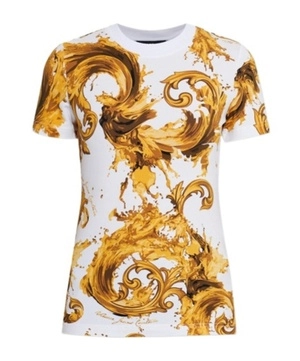 Versace Baroque Printed Crewneck T-shirt - Multicolor