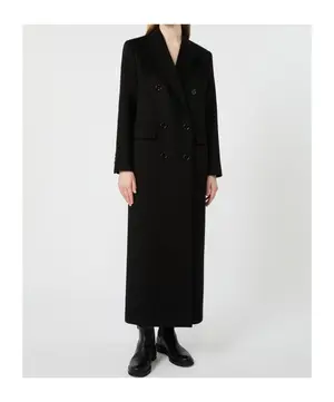 Max Mara Double-breasted Coat - Black
