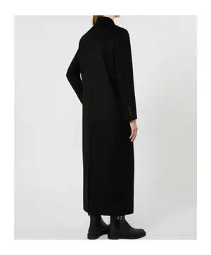 Max Mara Double-breasted Coat - Black