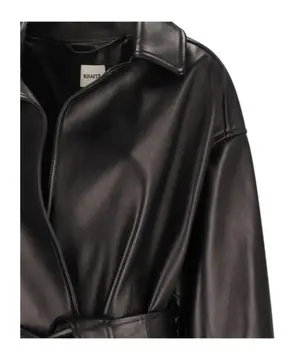 Khaite Collared Leather Jacket