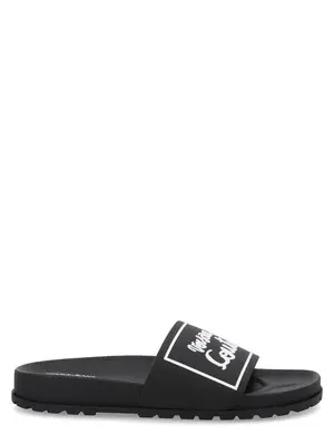 Versace Sandalo Slide "shelly - Black