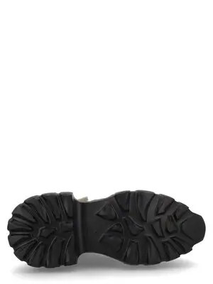 Rick Owens Leather Lace-up Boots With Chunky Platform Sole