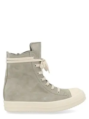 Rick Owens Sneaker In Pelle - Grey