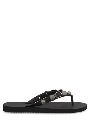 Balenciaga Sandalo Infradito "cagole - Black
