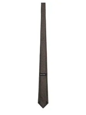 Giorgio Armani Cravatta In Seta Jacquard