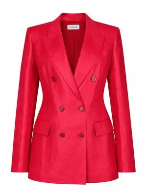 P.a.r.o.s.h P. A.r. O.s. H. Blazer Doppiopetto In Viscosa E Lino