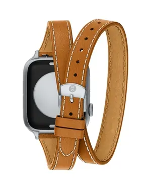 Michele Leather Apple Watch Band