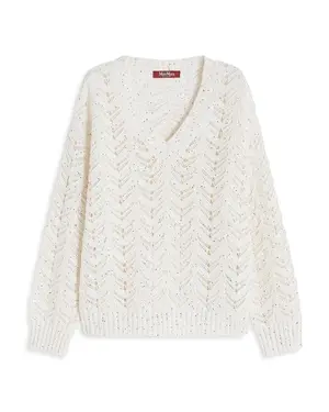 Max Mara Mstfelino V Neck Sweater