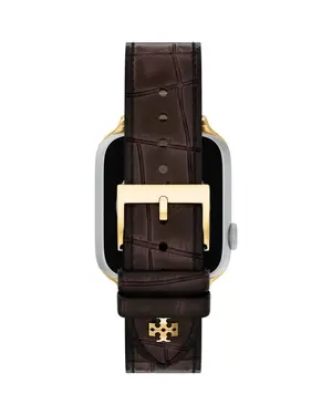 Tory Burch Kira Leather Band For Apple Watch