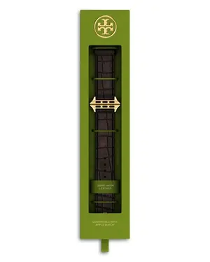 Tory Burch Kira Leather Band For Apple Watch
