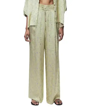 NOCTURNE Printed Wide Leg Trousers - Multi-colored
