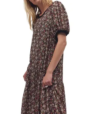 Free People Courtside Crush Floral Print Maxi Dress