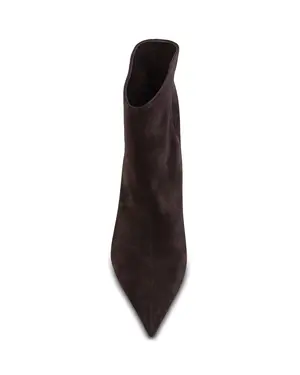 BLACK SUEDE STUDIO Sutton 50 Leather Pull On Boots - Dark Brown