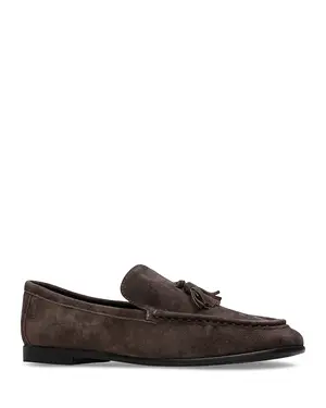 BLACK SUEDE STUDIO Tassel Loafers - Hot Fudge