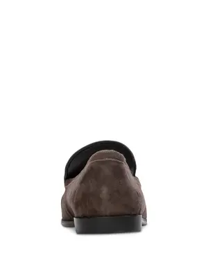 BLACK SUEDE STUDIO Tassel Loafers - Hot Fudge