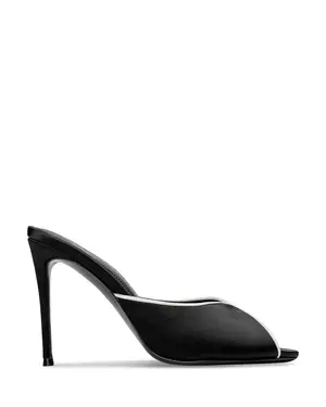 BLACK SUEDE STUDIO Open Toe Pumps