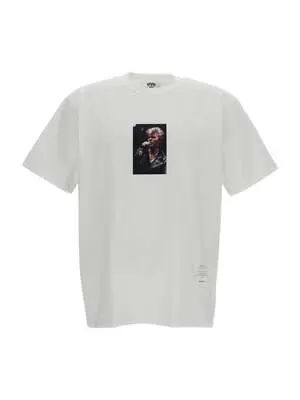 Junya Watanabe Graphic Print Cotton T-shirt - White