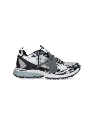 Off-White Street-ready Contrast-trim Sneakers - Grey