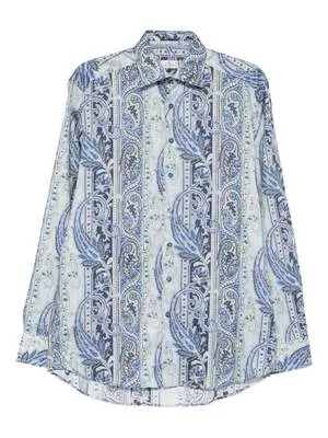 Etro S Stylish Cotton Mini Shirt - Multicolor