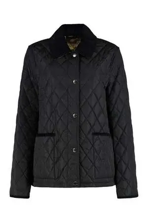 Burberry Padded Nylon Quilted Jacket - Black