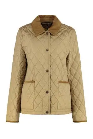 Burberry Padded Nylon Quilted Jacket - Sand