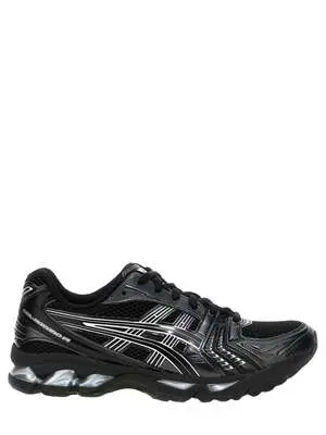 Asics ASICS Synthetic Leather Lace-Up Sneakers Silver