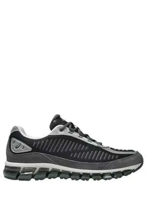 Asics Striped Design Lace-up Sneakers With Ridged Sole - Grey