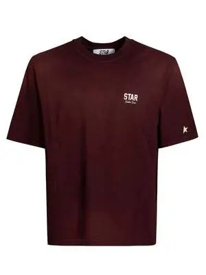 GOLDEN GOOSE Cotton Jersey T-shirt For - Rosso