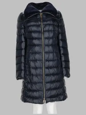 Herno Herno Women's Polyamide Trench Coat Blue
