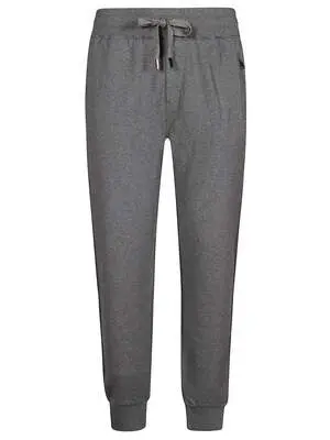 Dolce & Gabbana Drawstring Fastening Trousers With Zip Pockets For - Grey