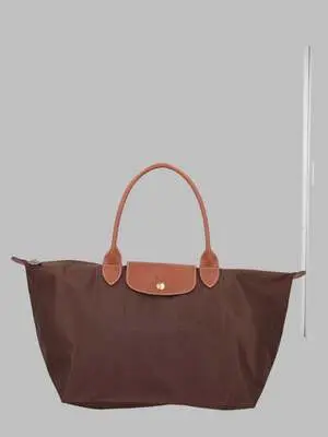 Longchamp 100% Polyamide Shoulder Bag Made In Romania - Brown