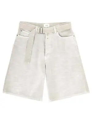 HAIKURE Belted Cotton Shorts
