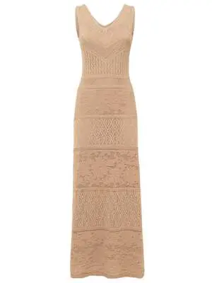 BLUGIRL Chic Mini Dress For The Modern - Beige
