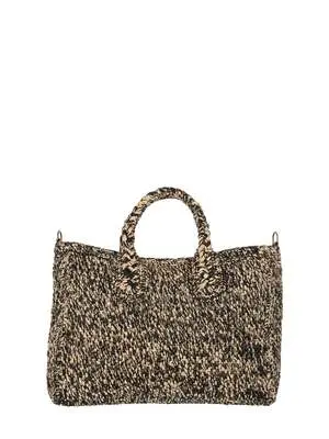 IBELIV Stylish Handcrafted Raphia Bag - Multicolor