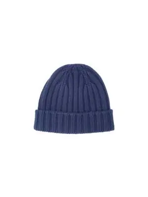 Aspesi Ribbed Beanie - Blue