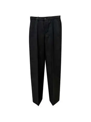 Rick Owens Ramie And Cotton Tailored Trousers