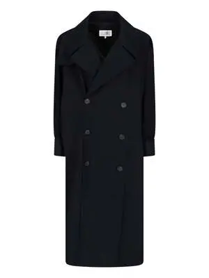 MAISON MARGIELA Cotton-lined Viscose-inner Jacket - Black