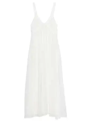 Seventy Lyocell Blend Mini Dress - Ivory