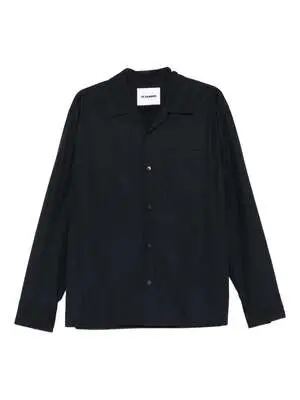 JIL SANDER Classic Cotton Shirt For Perfect For Every Season - Navy
