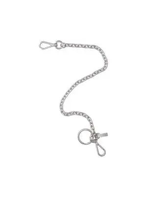 MAISON MARGIELA Brass And Steel Keychain Charm - Silver